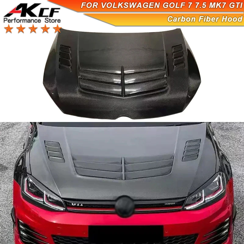 Carbon-Fiber-VRS-Style-Hood-For-Volkswagen-Golf-7-7-5-MK7-GTI-Upgrade ...