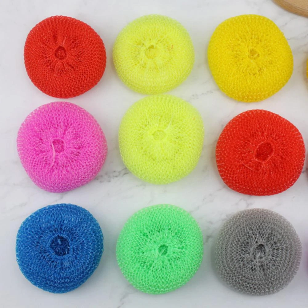 Cleaning Ball Flexible Dish Scrubber | Plastic Dish Scrubbers Dishes ...