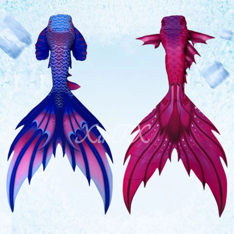 Hd Big Mermaid Tail Diving Show Adult Women Mermaid Beach Costume For ...