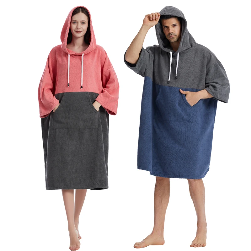 Women-Sunscreen-Bath-Skirt-Robe-Towel-Men-Oversized-Thick-warm-Hooded ...