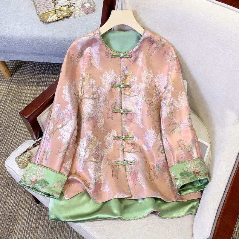 Retro-Tang-Suit-Chinese-Style-Top-for-Women-s-Elegant-Youth-Long ...