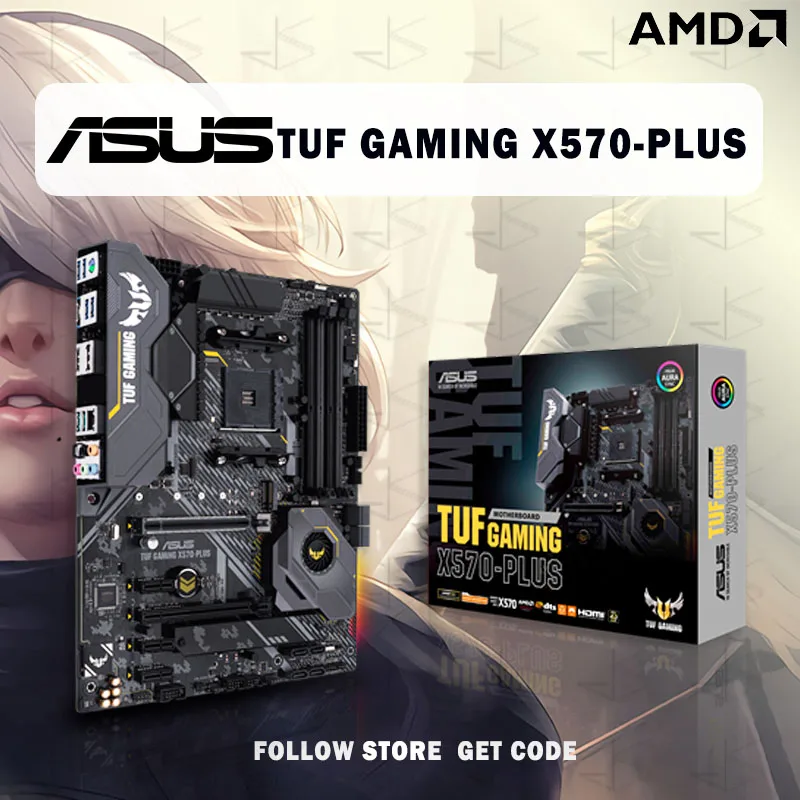 ASUS-TUF-GAMING-X570-PLUS-Motherboard-Socket-AM4-AMD-Ryzen-Processor ...