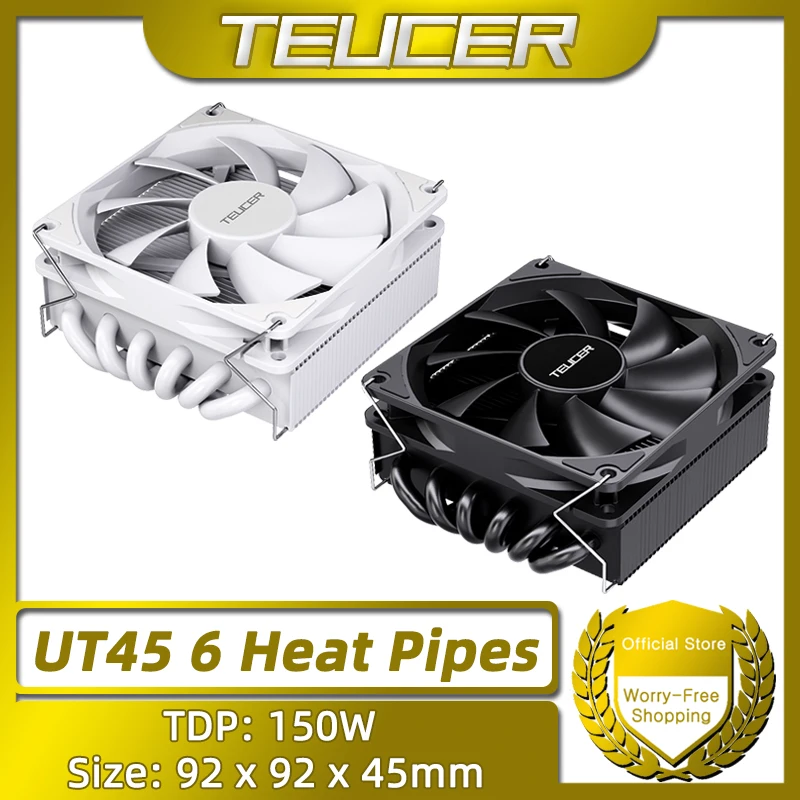 Teucer-ut45-6-tubo-de-calor-cpu-cooler-tdp-150w-itx-chassi-radiador-de ...