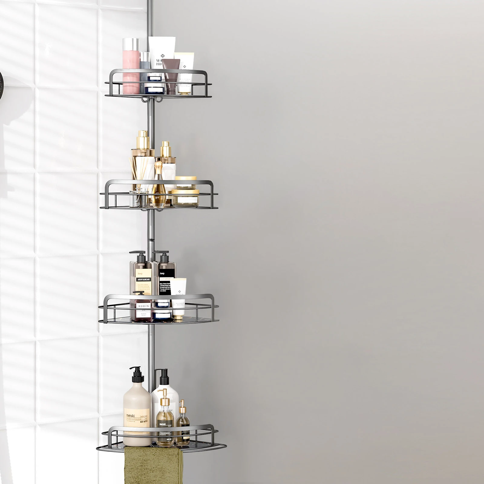 Punch-free-Shower-Room-Floor-to-ceiling-Standing-Rack-Toilet-Storage ...
