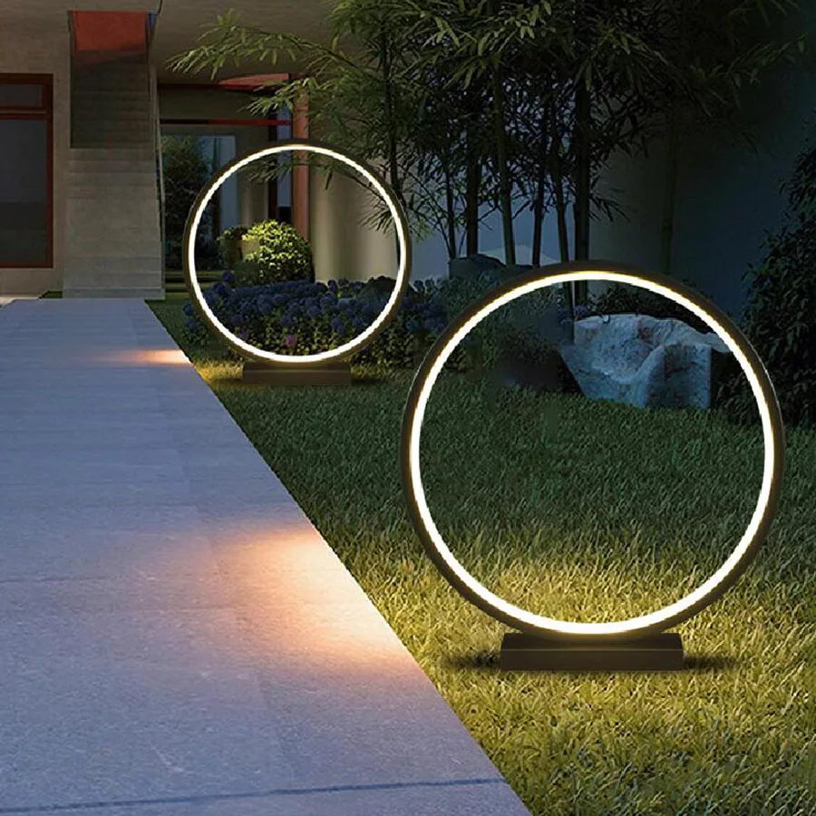 Luz-LED-circular-para-exteriores-iluminaci-n-de-paisaje-de-jard-n-IP54 ...