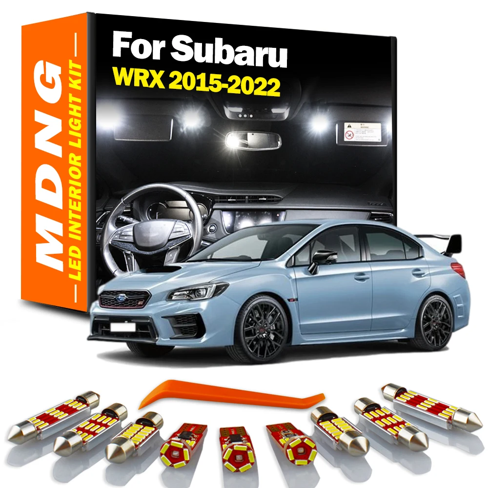 MDNG-10Pcs-Canbus-LED-Interior-Map-Dome-Reading-Light-Kit-For-Subaru ...