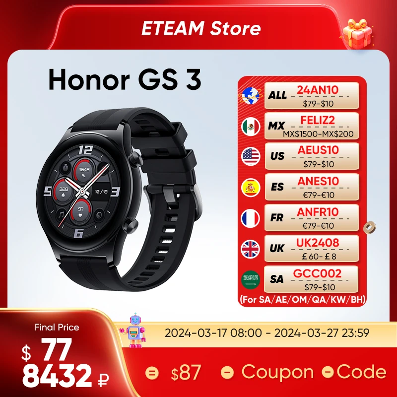 HONOR-GS-3-Smart-Watch-8-channel-Accurate-Heart-Rate-GPS-Blood-Oxygen ...