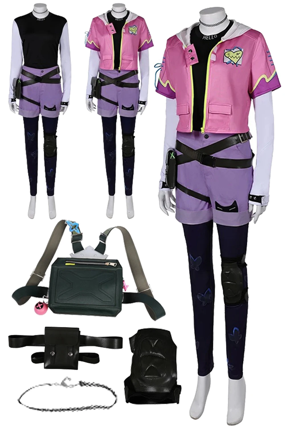Clove-Cosplay-Fantasia-Bag-Suits-Game-Valorant-Costume-Disguise-Women ...