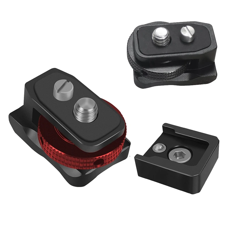 Hot-Shoe-Adapter-1-4-Screw-Safety-360-Rotatable-For-DSLR-Camera-Rig-Mic ...