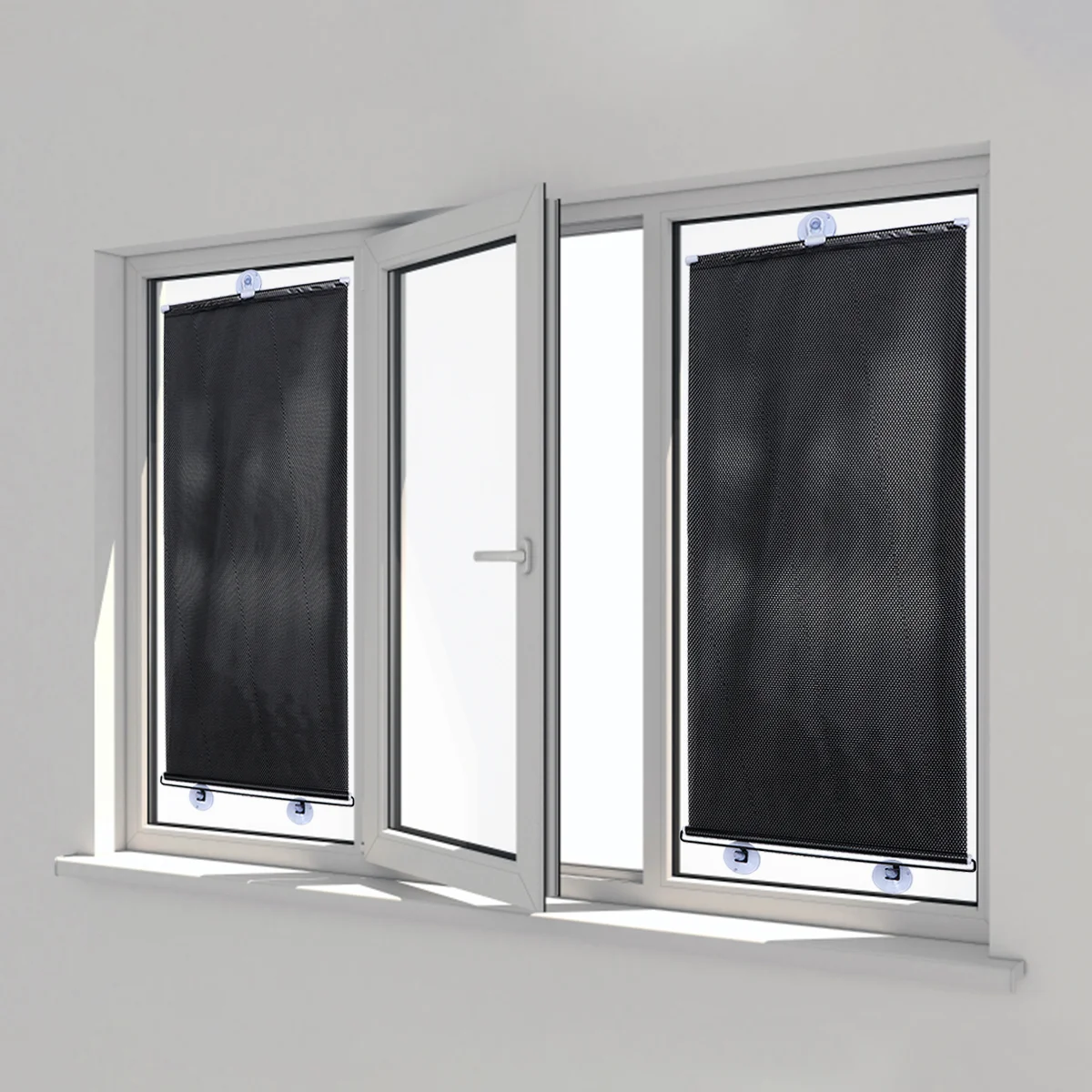 Suction Cup Blinds Window Shades Cordless Suncatcher Car Blackout ...