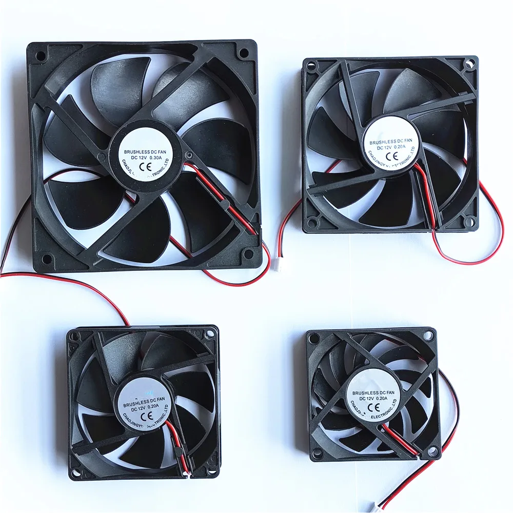 7-Sizes-DC-5V-12V-24V-Cooling-Fans-For-Computer-PC-Case-Mute-Motor ...