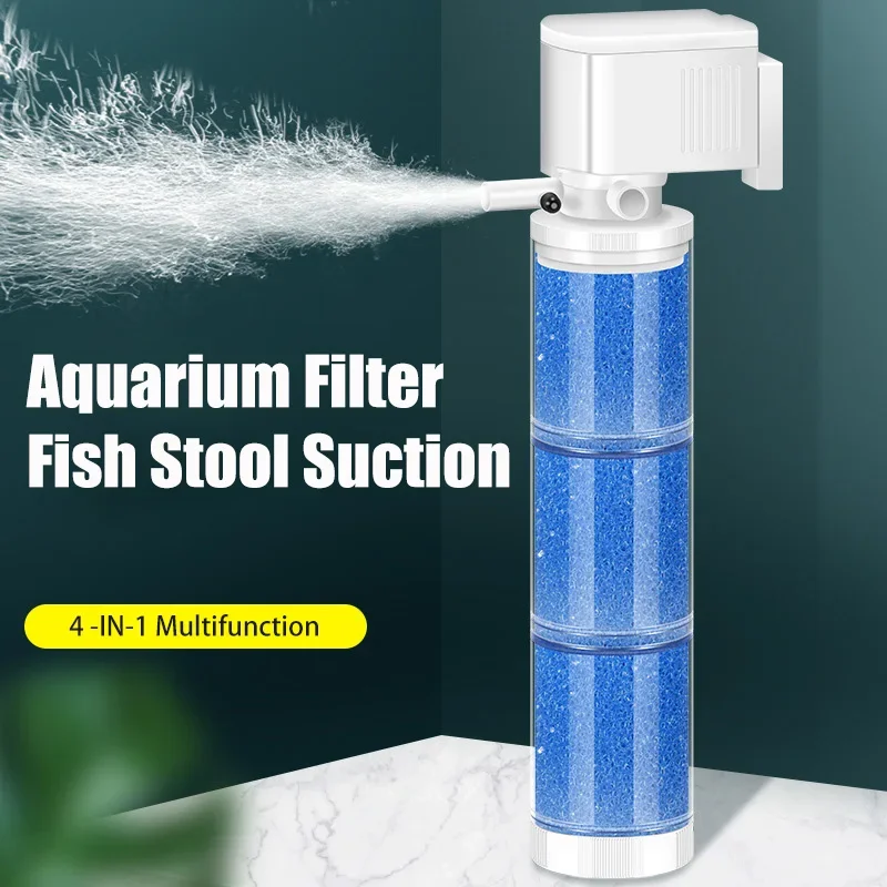 220V-Ultra-Quiet-Aquarium-Internal-Filter-Water-Purification-Multi ...