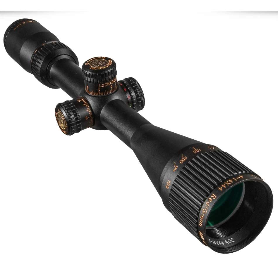 NSIRIUS 4-14X44 AOE Scope Optics Red Green illuminated Mil Dot Rifle ...