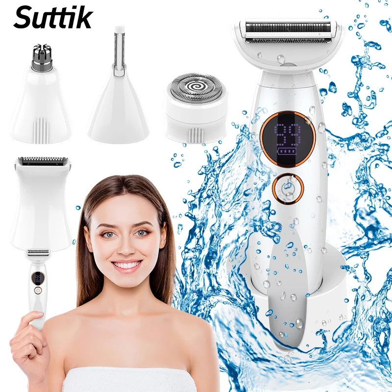 RESUXI-733-5-in-1-Women-s-Lady-Shaver-Electric-Razor-Electric-Face ...