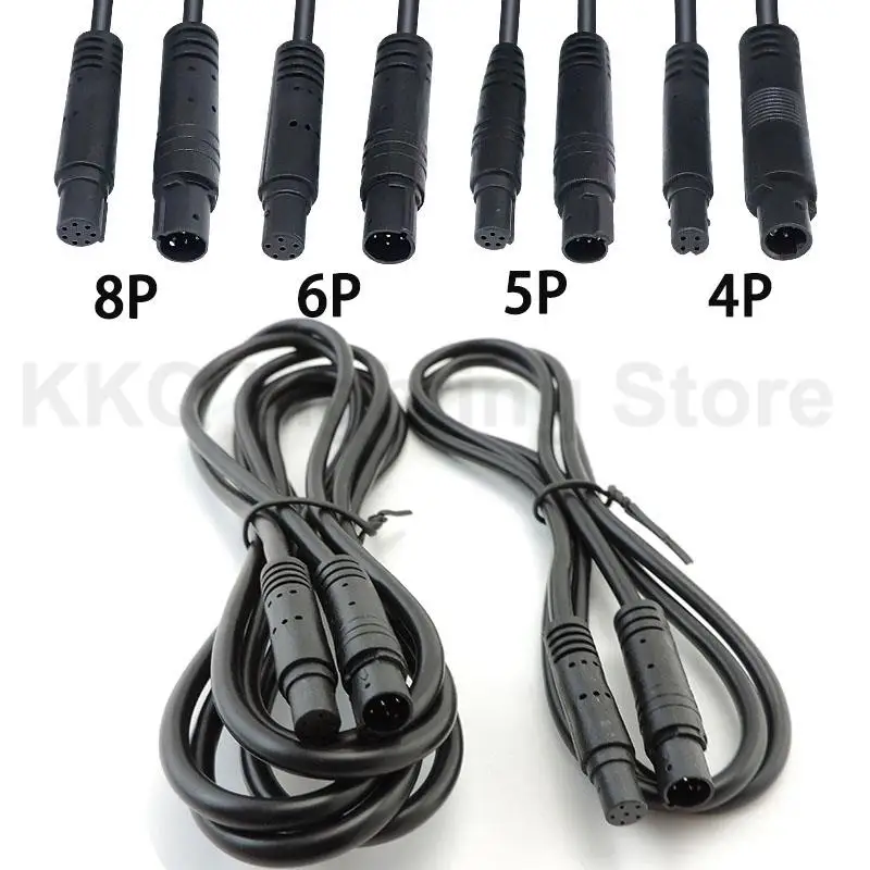 4pin 5pin 6pin 8pin Male to Female Cord Car DVR Camera Extension ...
