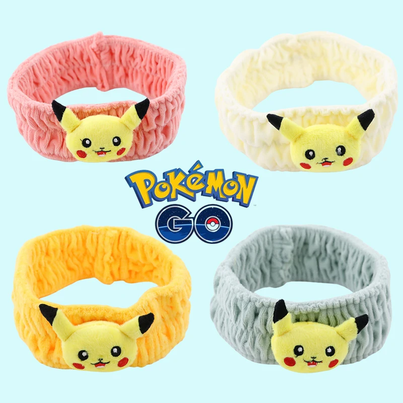 Pokemon Pikachu Hair Band Cartoon Cute Selling Sprouting Hair Hoop Face ...