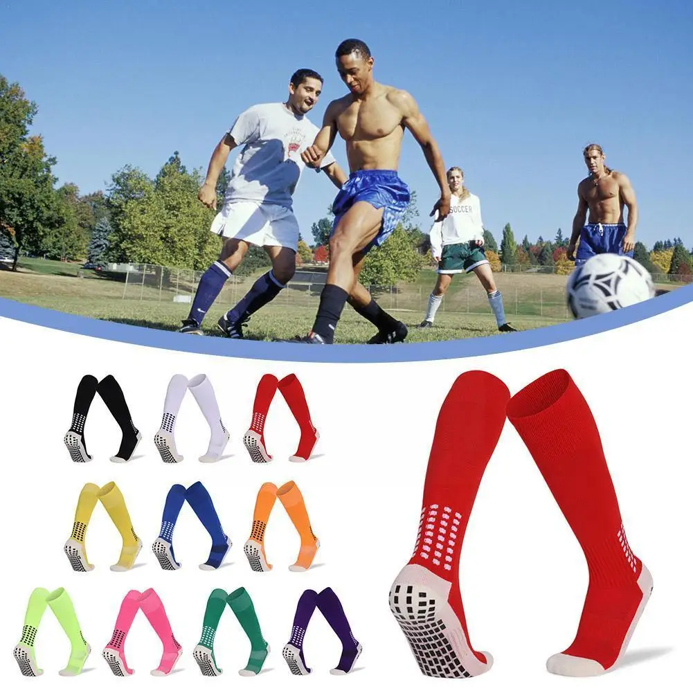 Football-Socks-Male-Long-Tube-Adult-Professional-Game-Towel-Point-Anti ...
