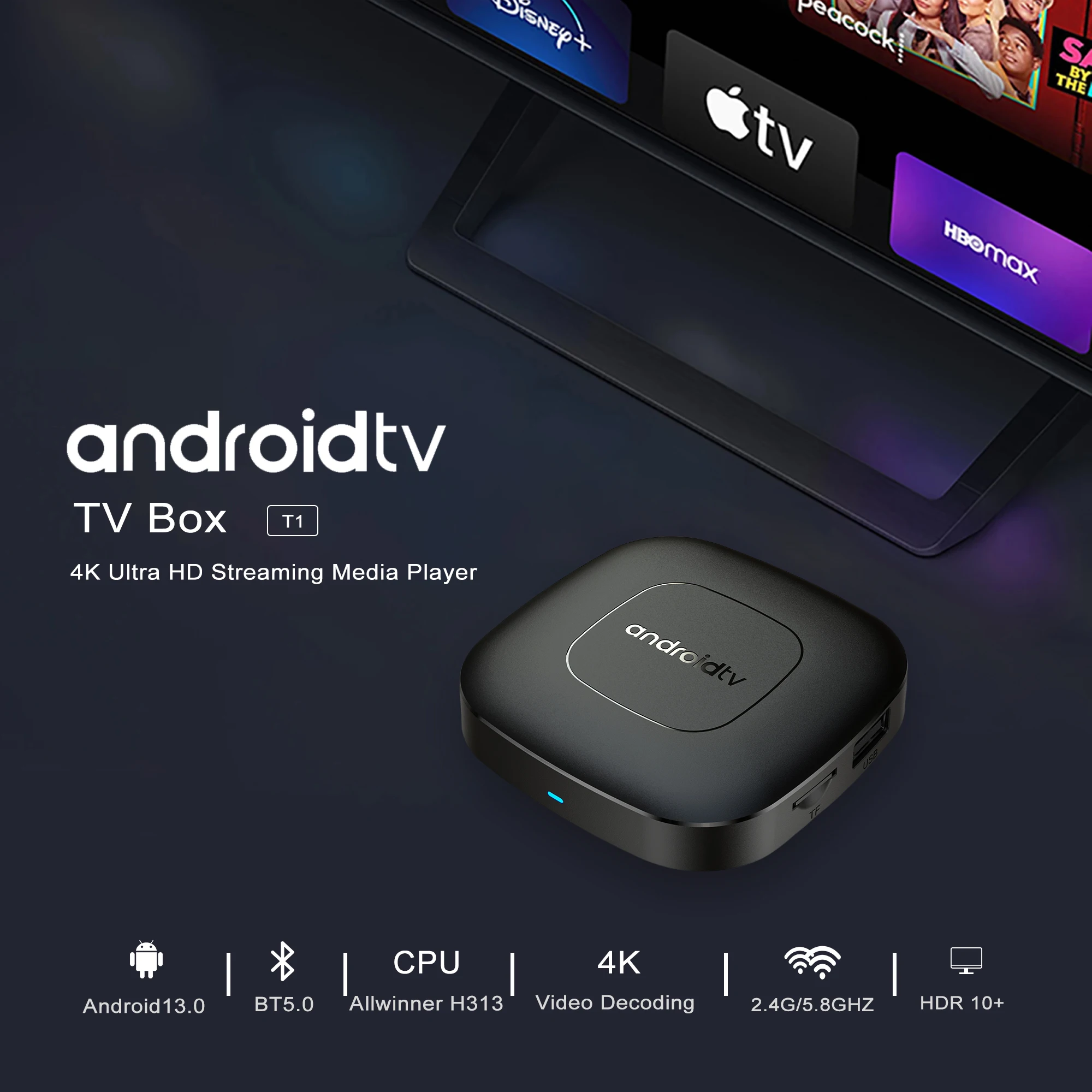HOT-2024-Mortal-T1-Smart-Home-Theater-TV-Box-Bluetooth-Google-Assistant-Android13-AllwinnerH313 ...