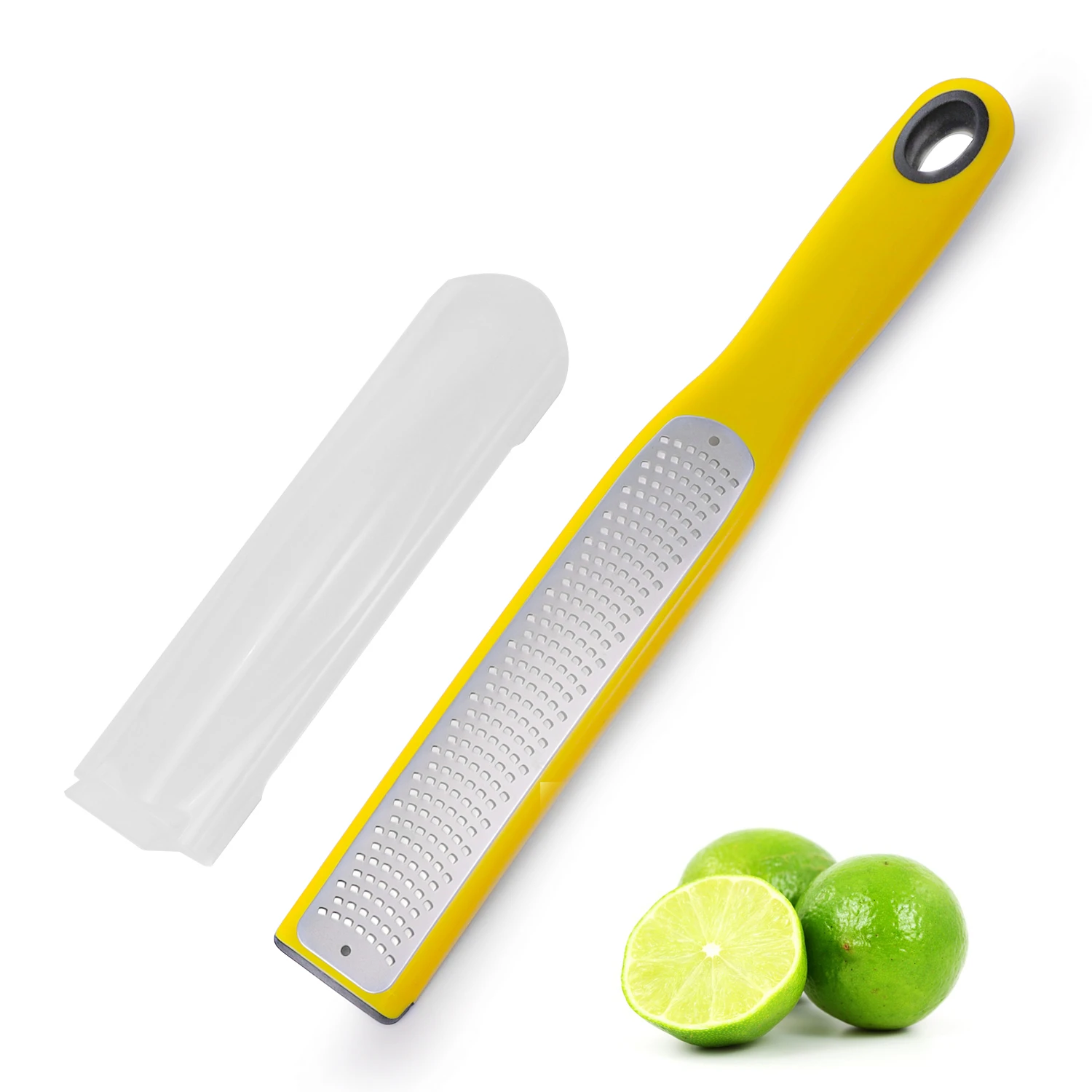 Citrus Lemon Zester & Cheese Grater With Catch Container For Cheese ...