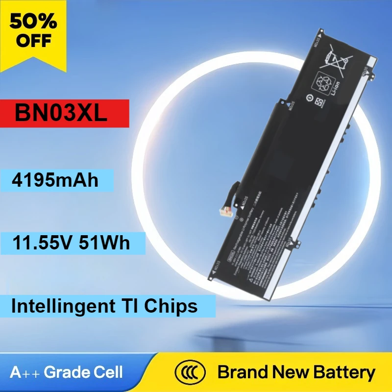New BN03XL Laptop Battery For HP Envy x360 13-ay00001nd 15m-ee0013dx ...