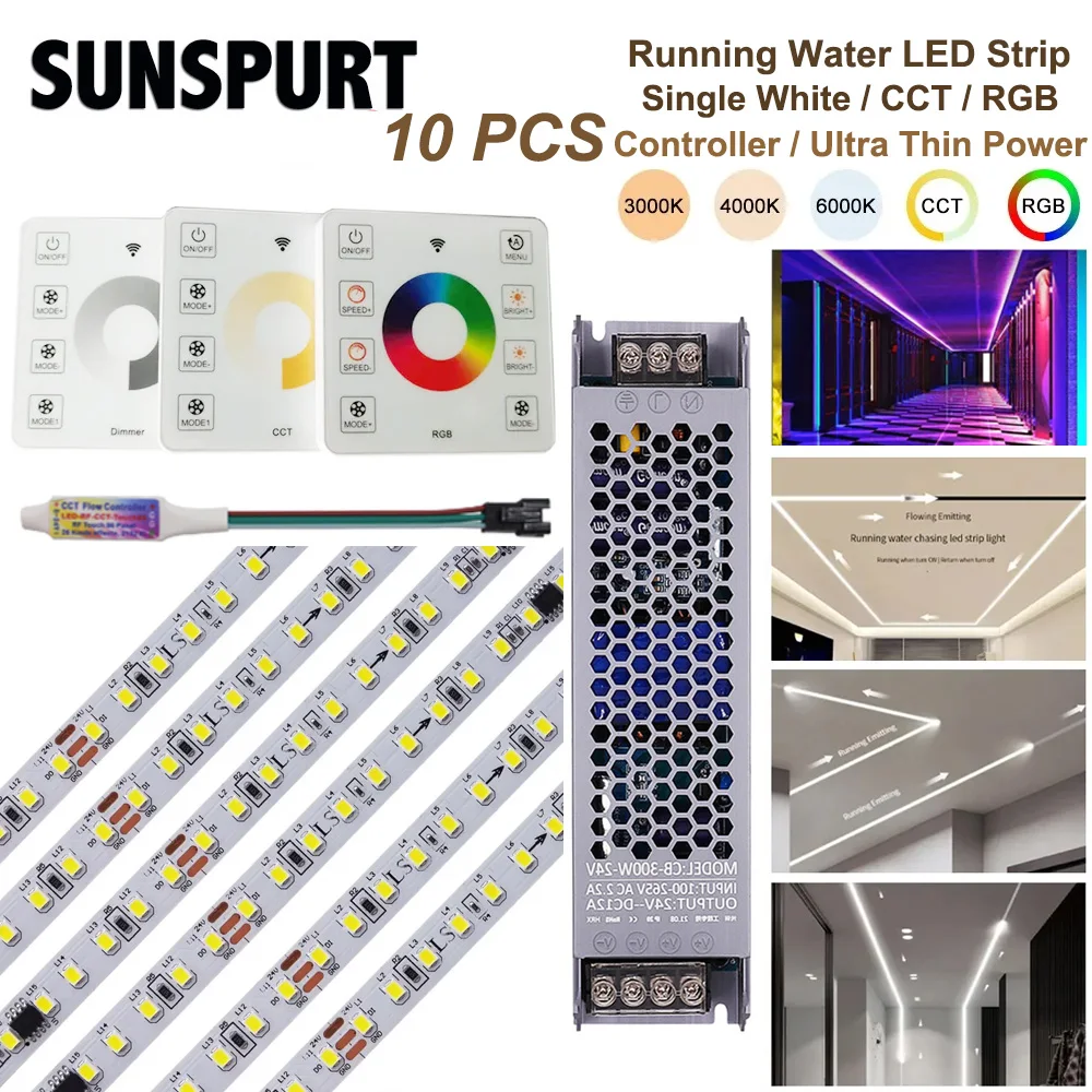 Strip addressable LED lights for home use Flexible Strip of LED Running ...