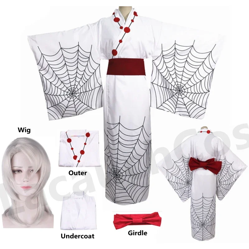 Anime Kimetsu no Yaiba Spider Oni Ayaki Rui Cosplay Costume Men's ...