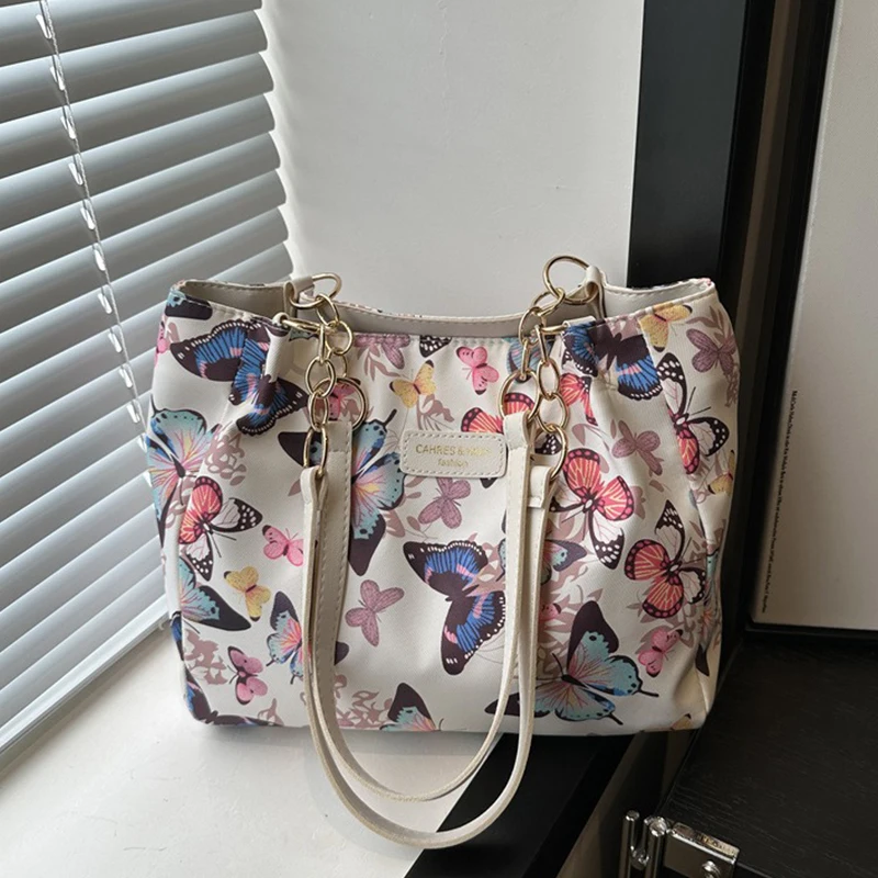 New Women's Bag Nylon Shoulder Bag Animal Printing Large Capacity Tote ...