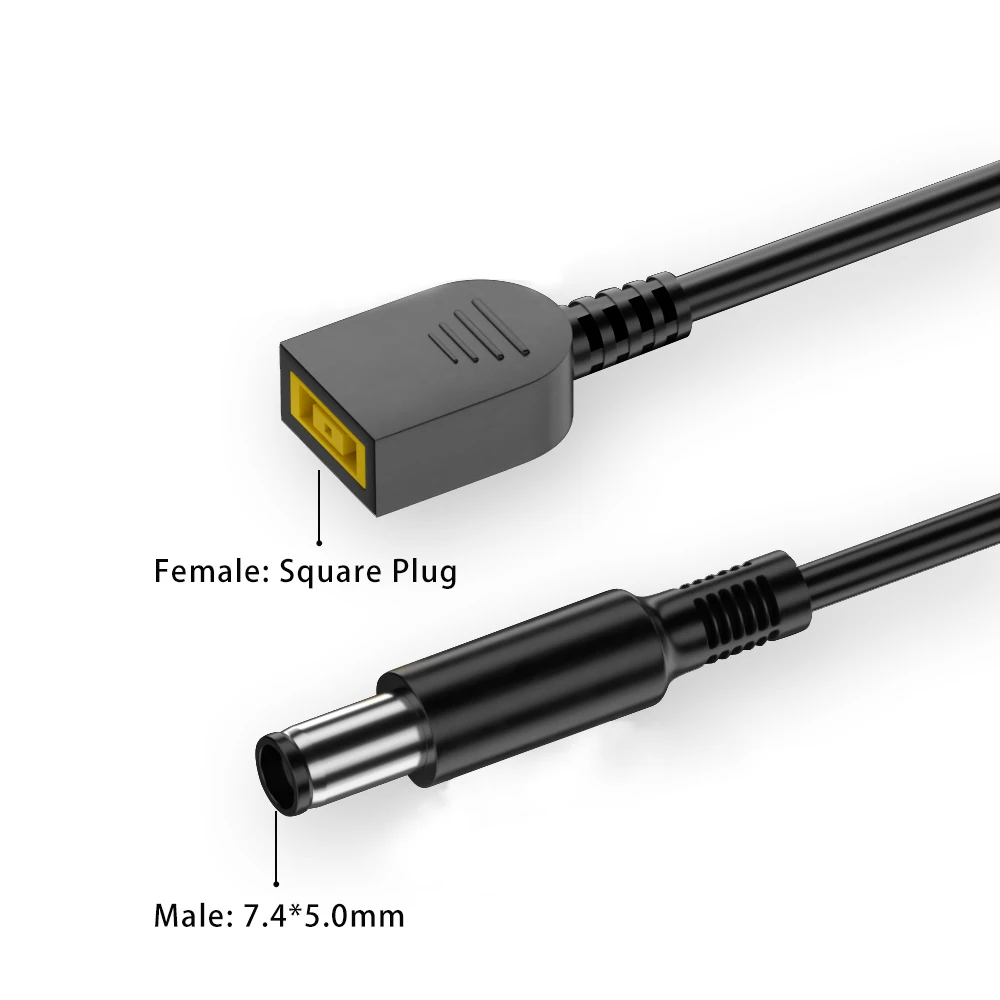 Dc Cable Square Plug for Lenovo to 7 4x5 0 4 5x3 0 7 9x5 5 jpg