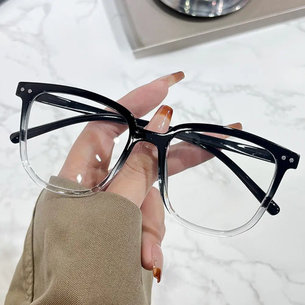 Anti-Blue-Light-Transparent-Computer-Glasses-Frame-Unisex-Round-Eyewear ...