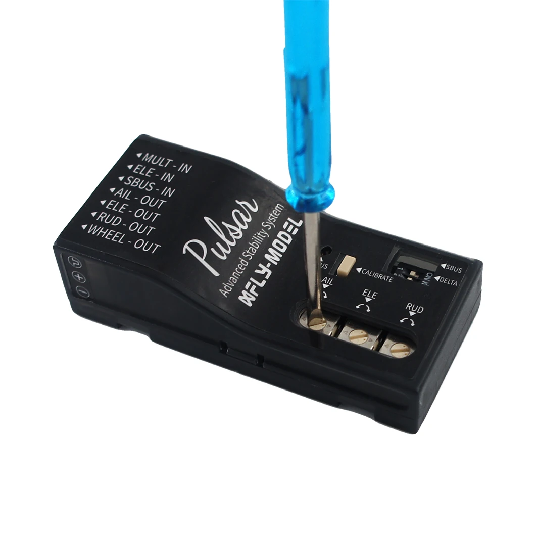 XFly Pulsar 3-Axis Gyro RC Flight Controller Stabilizer Nose Gear Lock