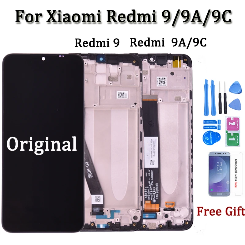 6.53 Polegadas De Tela Para Xiaomi Redmi 9a 9c Display Lcd Digitador Da Tela Toque Para Redmi 9 ...