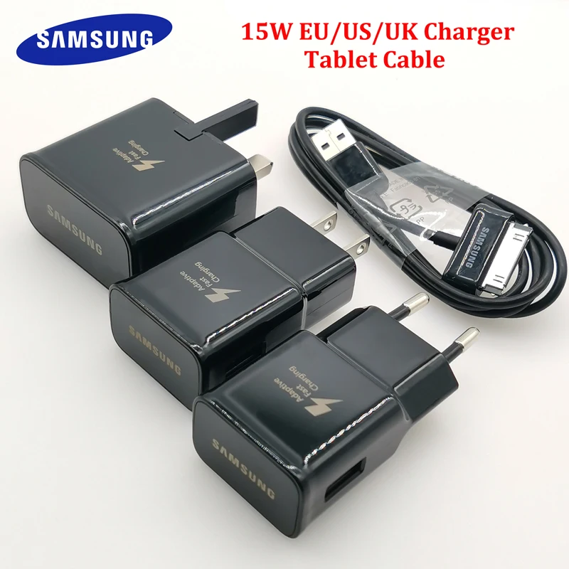 Samsung-15W-Fast-Charger-EU-US-UK-Plug-Adapter-1M-Cable-for-Galaxy-Tab ...