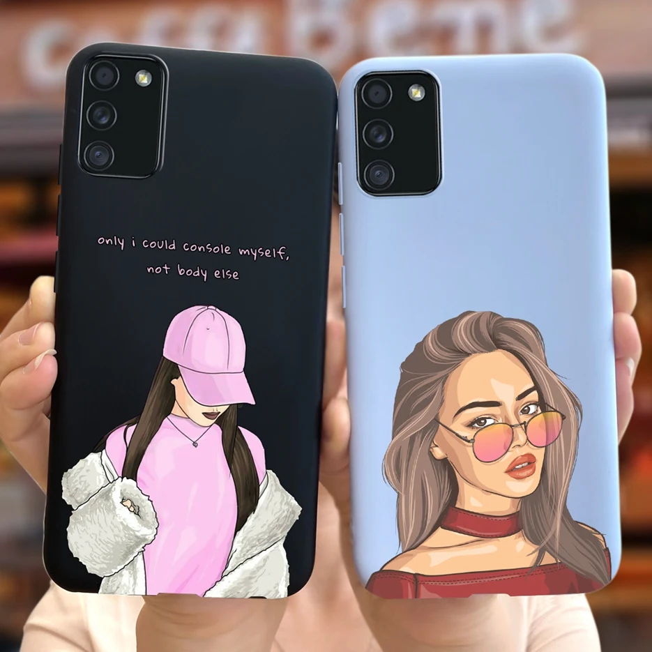 For-Samsung-Galaxy-A02s-Case-SM-A025F-Stylish-Pretty-Girls-Cover-Soft ...