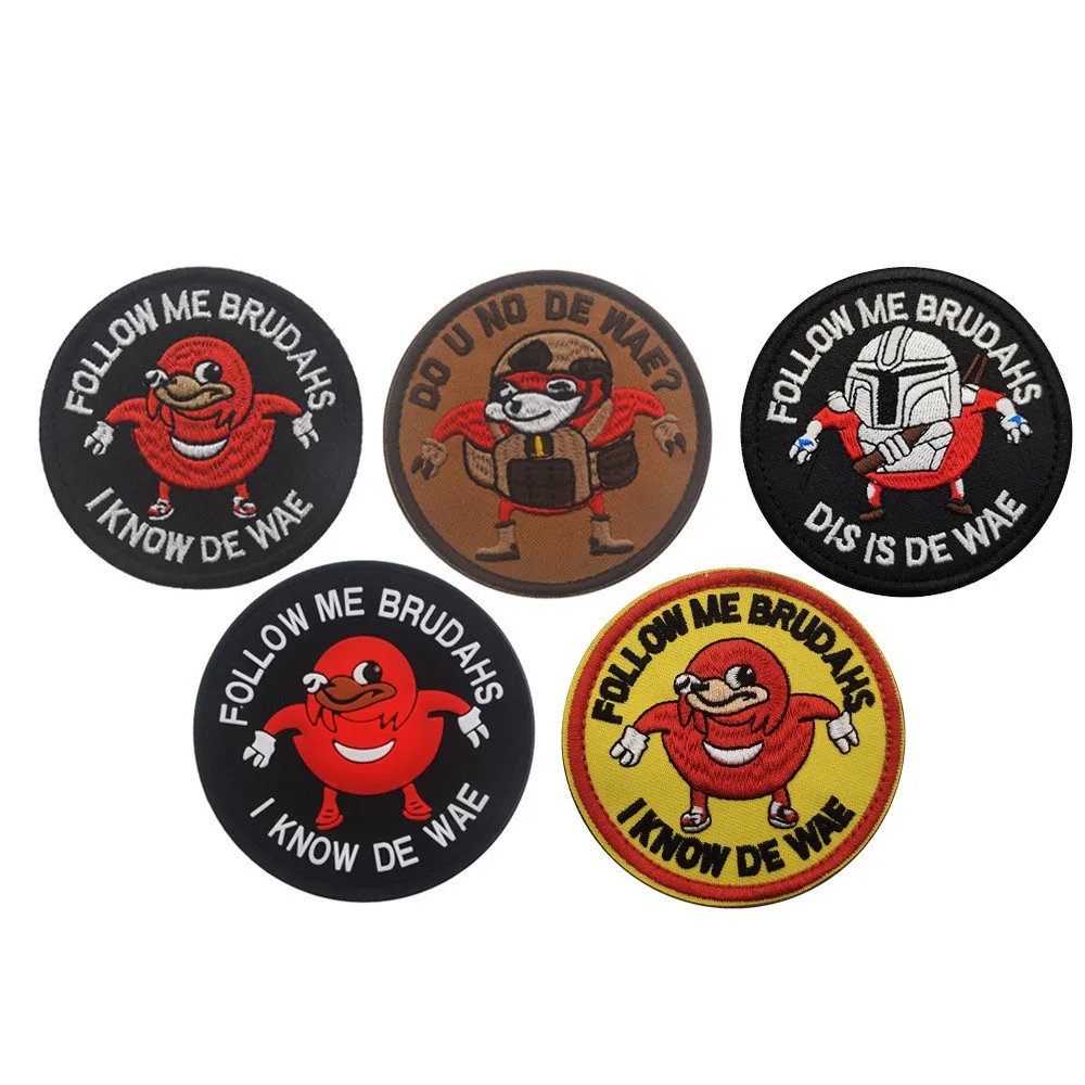 Parche De nudillos ugandos, sígueme, sé De Wae, aplique De gancho y ...