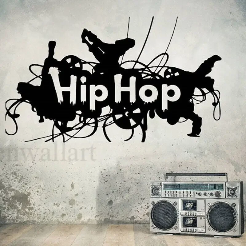 Hip Hop Dance Wall Stickers Dance Studio Training Room Shop Signboard ...