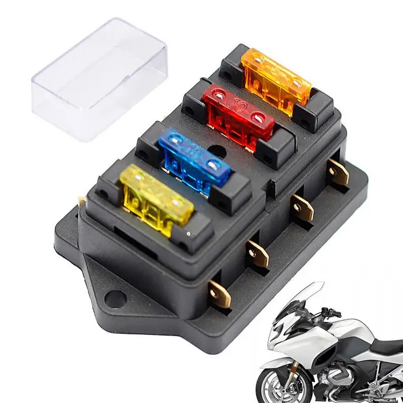 1-Pcs-Auto-Fuse-Block-4-Way-Bus-LED-Indicator-Waterproof-Fuse-Box ...