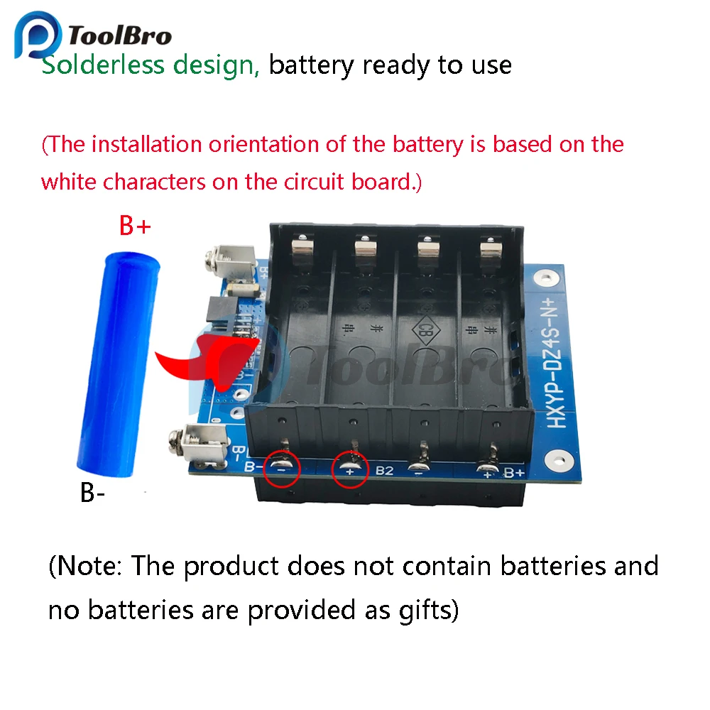 Diy Bms 12V 4S 30A Power Wall 18650 Lítium Li-Ion Akkumulátorcellák ...