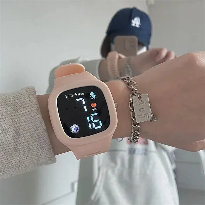 High-Aesthetic-New-Student-Party-Watch-Cold-Style-Niche-Preppy-Blue ...