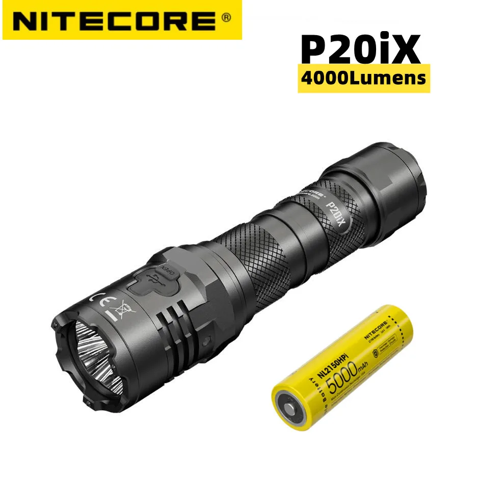 NITECORE P20iX USB C Rechargeable Torch Super Bright Military Tactical ...