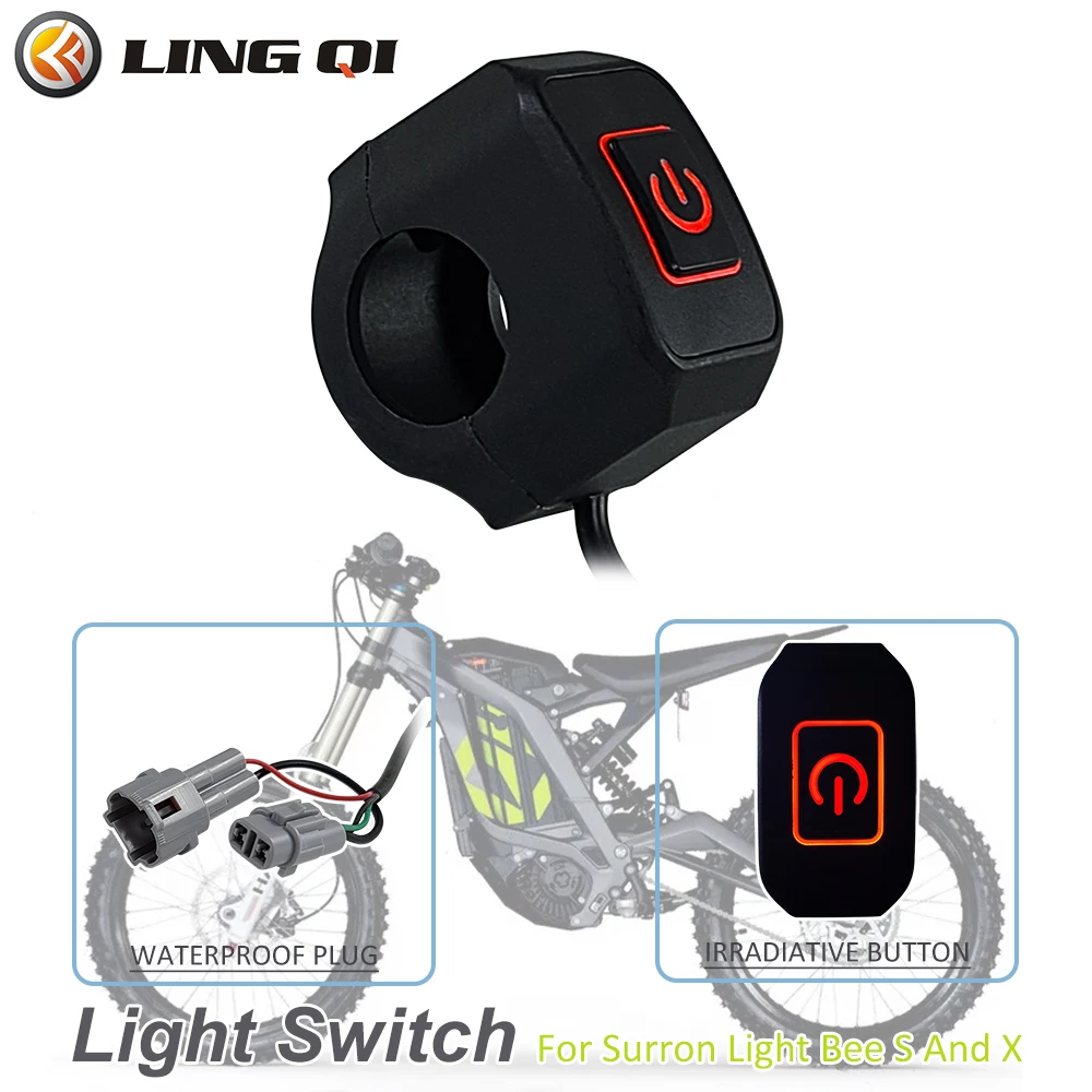 LINGQI-RACING-Modified-Headlight-Switch-Control-On-Off-Switches-For ...