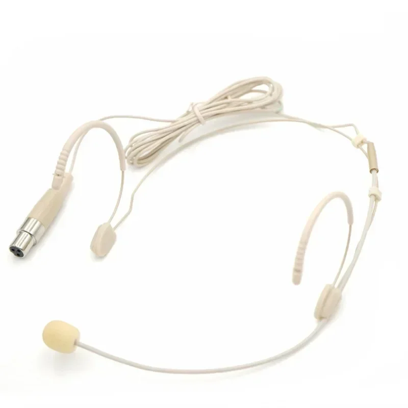 Double-Earhook-Mic-Omnidirectional-Headset-Microphone-For-Sennheiser ...