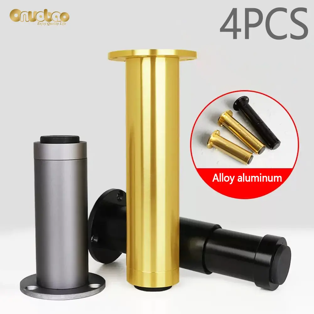 4PCS-Thickened-Aluminum-Alloy-Cabinet-Foot-Furniture-Support-Foot ...