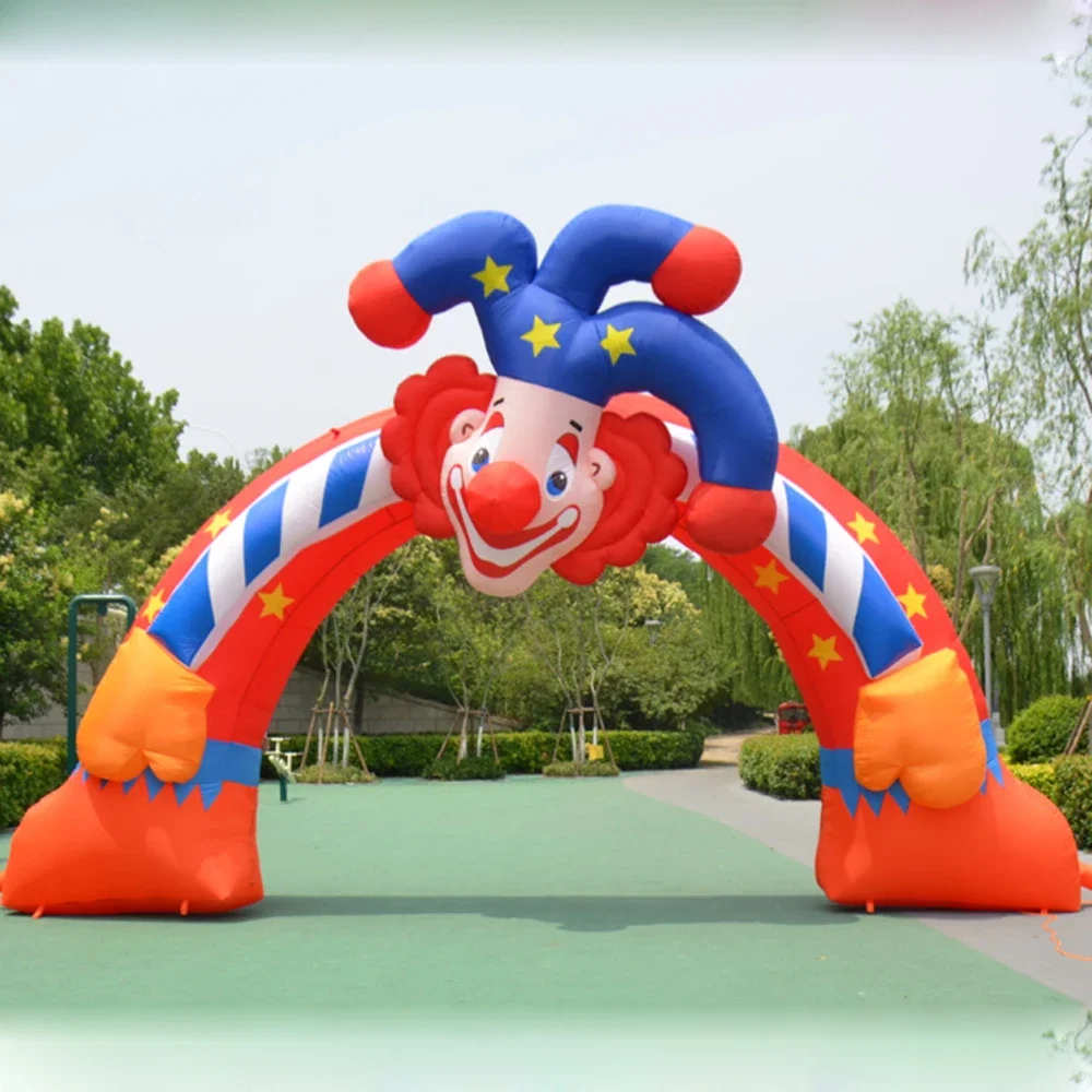 Outdoor Attractive Inflatable Clown Arch Advertising Carnival Event ...