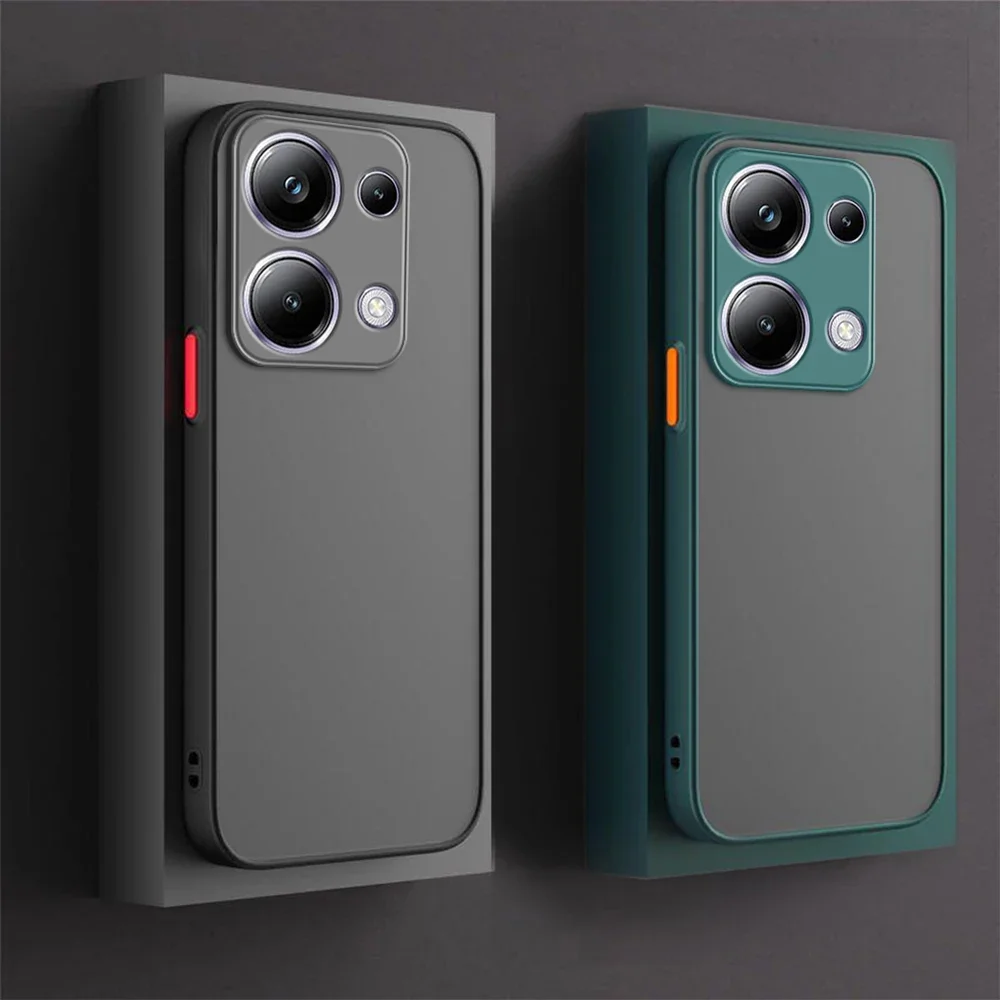 Shockproof Armor Matte Case For Xiaomi POCO C65 C61 X6 F5 X5 M6 Pro 4G ...