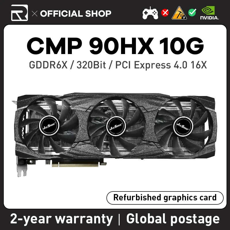 JIESHUO-NVIDIA-90HX-10GB-Professional-miner-graphics-card-Gpu-support ...