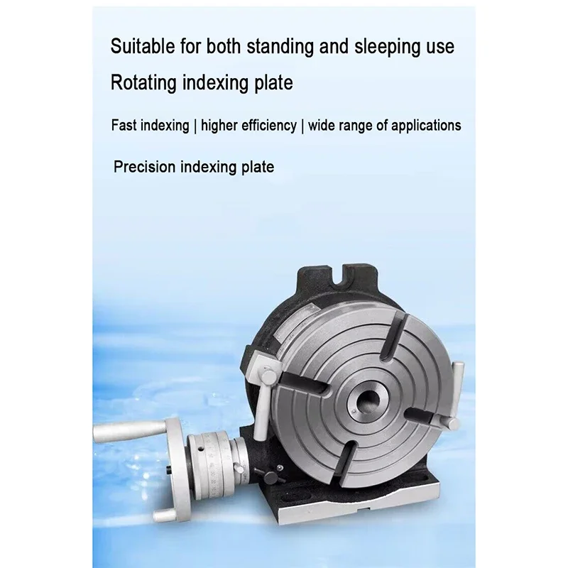 Manual-Turntable-Milling-Machine-Horizontal-Indexing-Plate-Milling ...