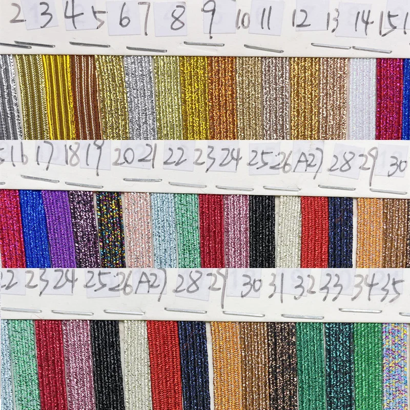 Banda-el-stica-de-costura-banda-de-goma-para-la-cintura-color-dorado-y ...