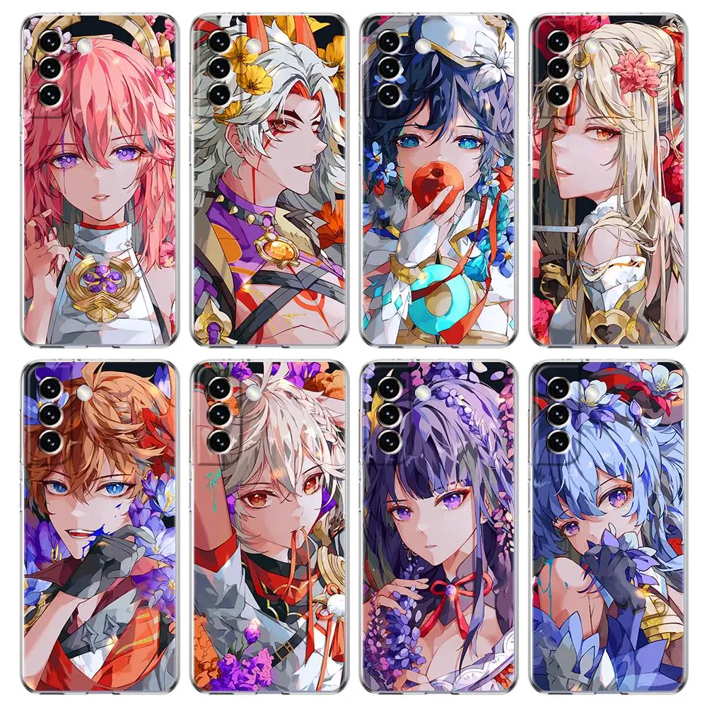 Genshin-Impact-Hu-Tao-Xiao-Phone-Case-For-Samsung-Galaxy-S24-Plus-S23 ...