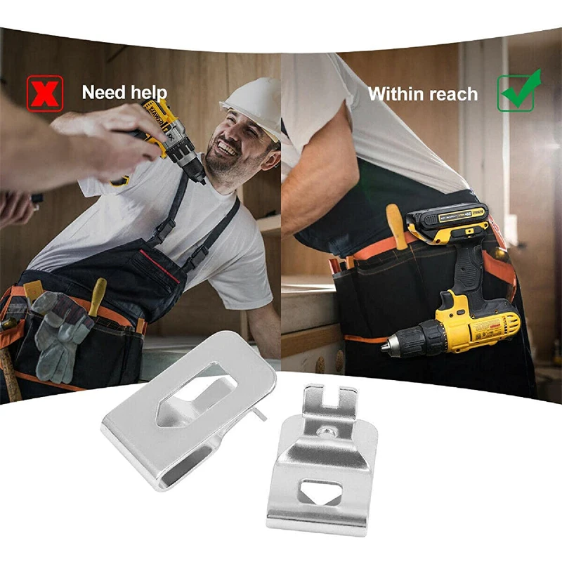 Universal Tool Waist Belt Clip Hook for Cordless Drills and Impact ...