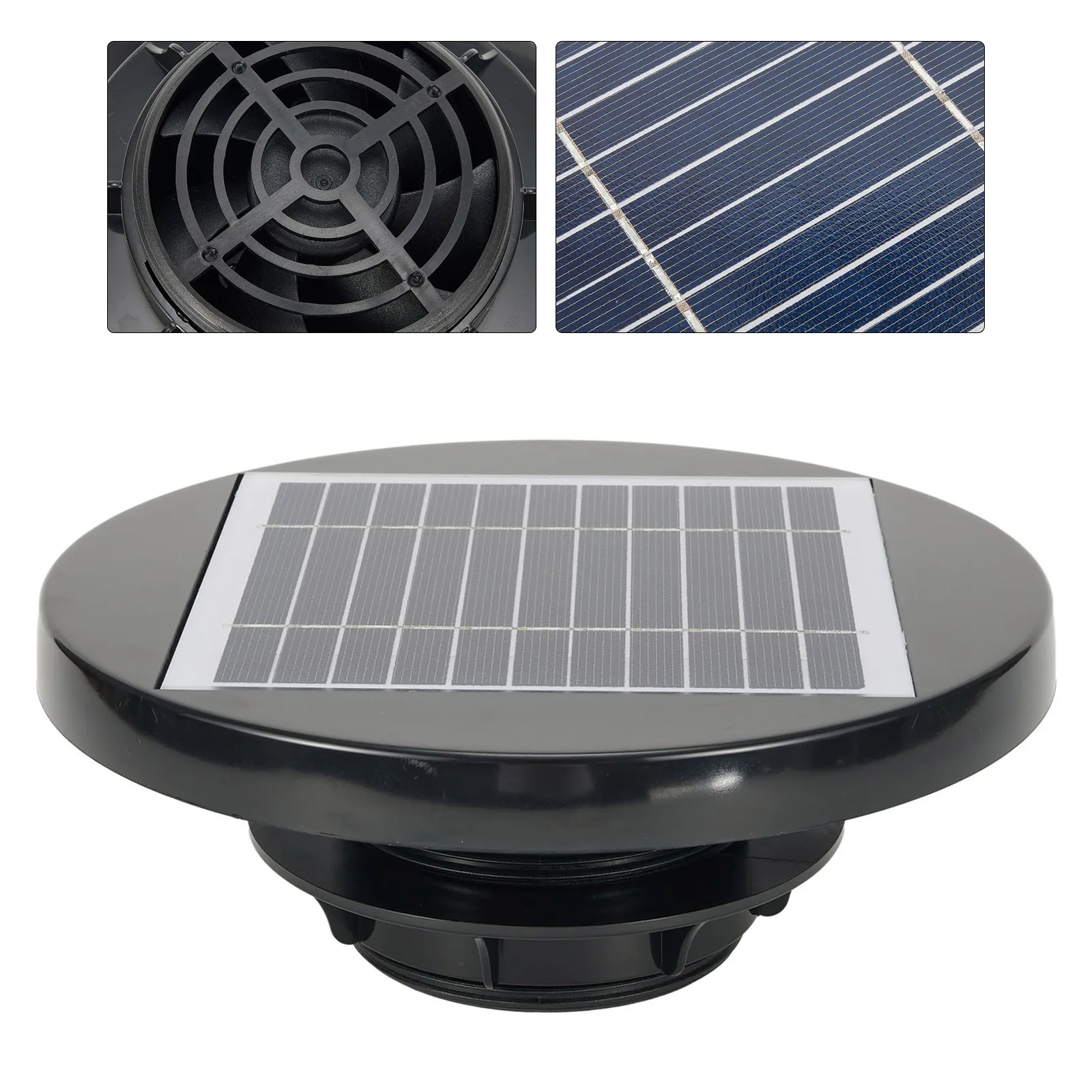 Solar-Powered-Roof-Fan-Ventilator-Loft-Vent-For-Garden-Sheds-Boat-RV ...